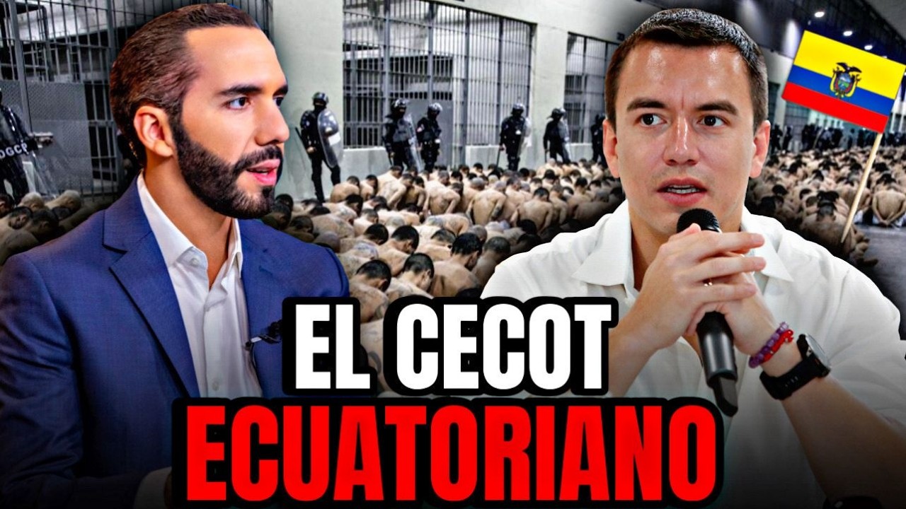 AL ESTILO BUKELE🤯 Ecuador estrena su CECOT y los criminales tiemblan ...