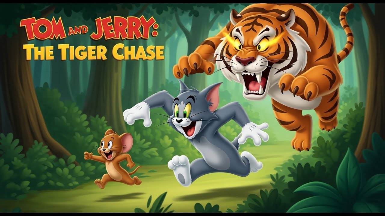 Tom and Jerry: The Tiger Chase | Kids Story In English - YouTube