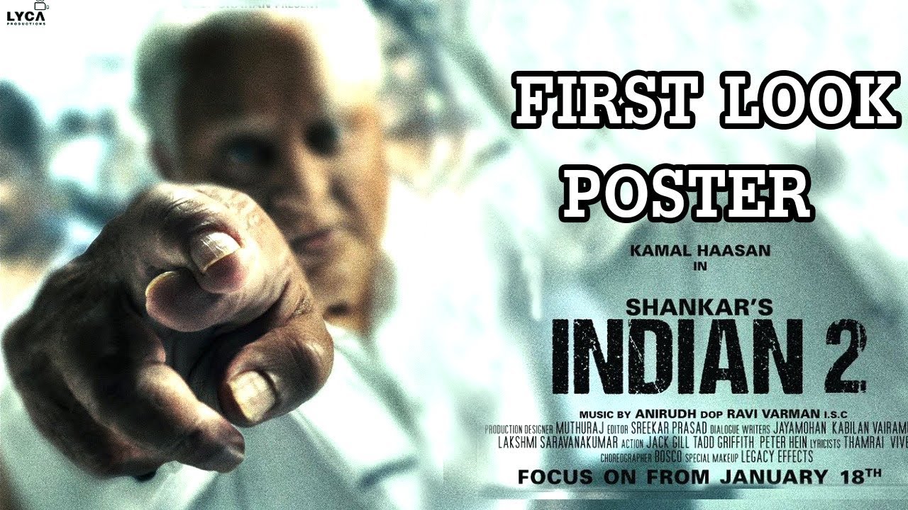 INDIAN-2 FIRST LOOK POSTER | Kamal Haasan | Anirudh | Shankar - YouTube