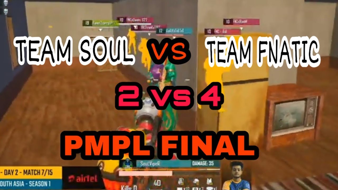 Soul Regaltos,Soul Viper vs Team FNATIC 2vs4| PMPL FINAL DAY 2 - YouTube