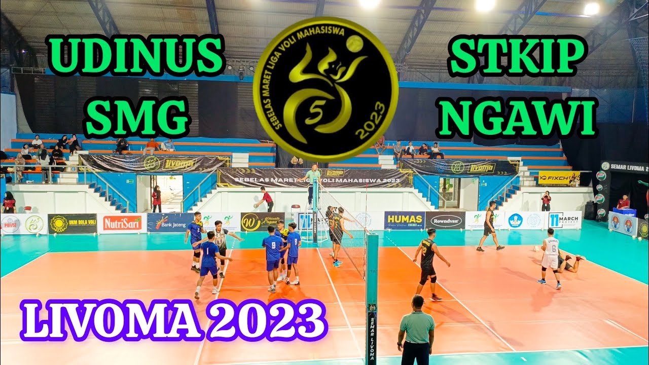LIVE 🔴 LIVOMA || UDINUS SEMARANG VS STKIP MODERN NGAWI - YouTube