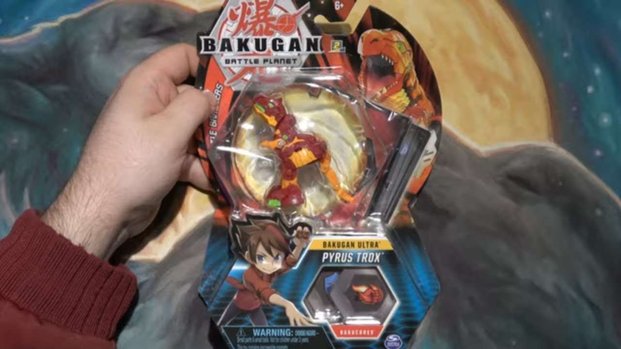 Bakugan Pyrus Trox Ultra Unboxing - YouTube