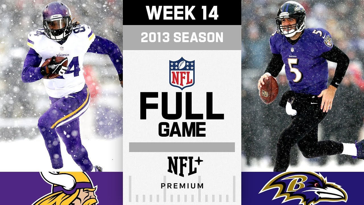 Crazy Snow Game! Minnesota Vikings vs. Baltimore Ravens FULL GAME | NFL ...