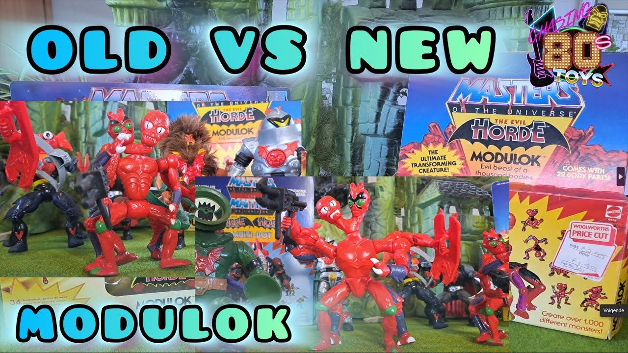 MOTU Origins Modulok vs Vintage 1985 Modulok - YouTube