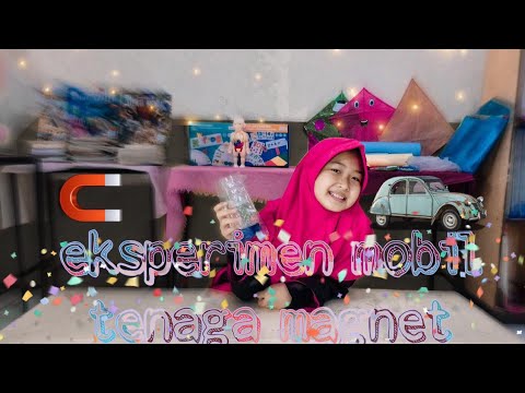 Eksperimen Mobil Tenaga Magnet || Sains sederhana || Medan magnet bikin ...