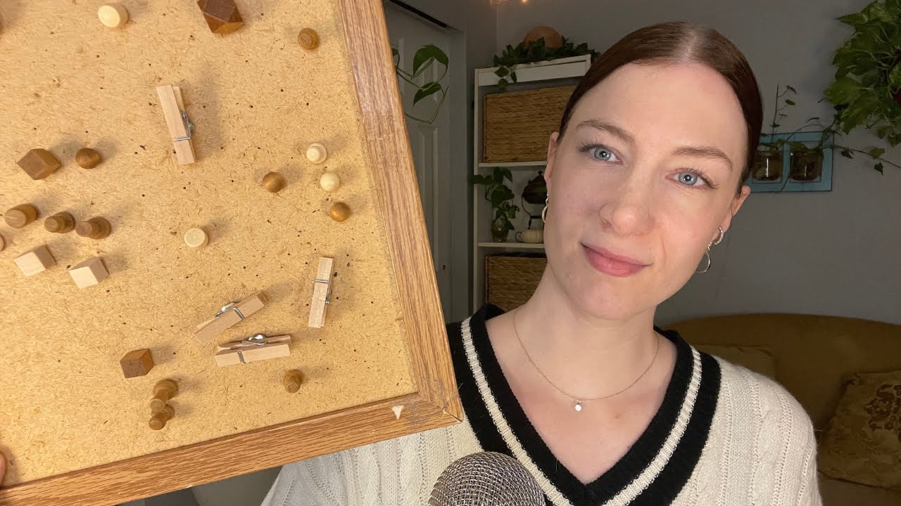ASMR Cork Sounds & Visual Plucking Triggers - YouTube