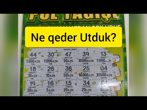 Pul yağışı Loteriyası Aldık Ne Qeder Utduk?