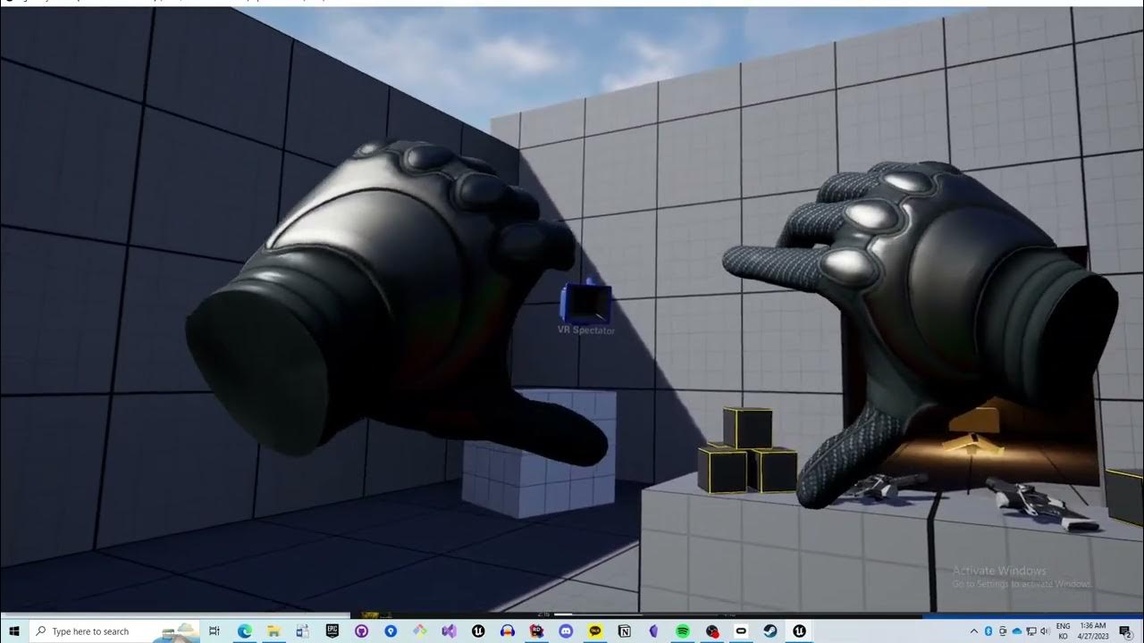 Physics Hands in UE5 Devlog Diary #4-1 - YouTube