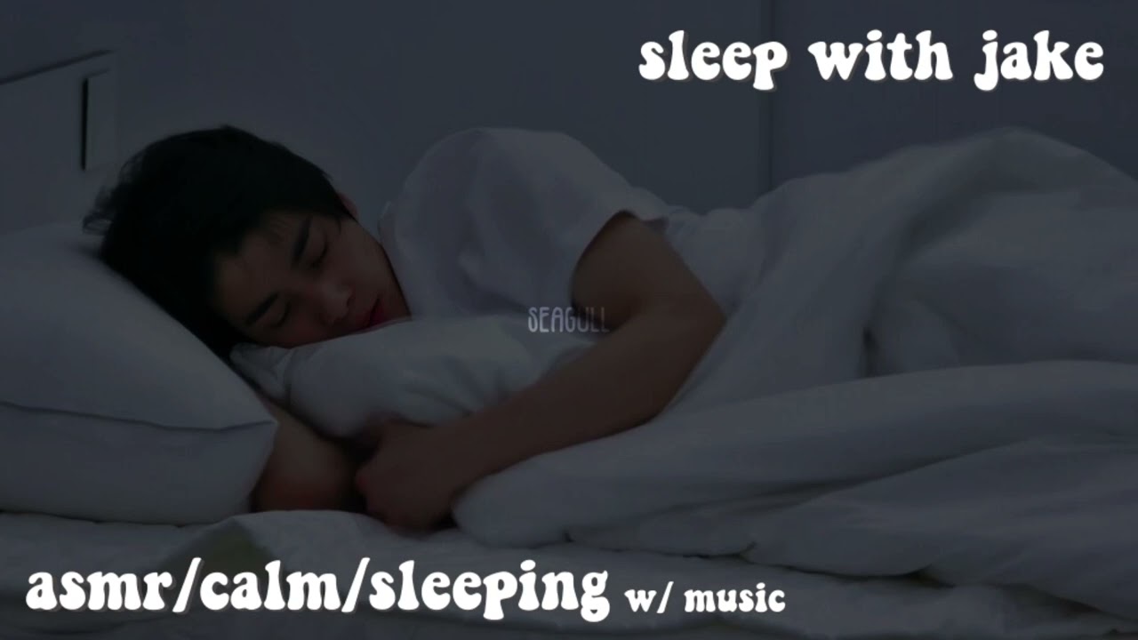 ASMR | sleeping with jake [ breathing, raining, soft music ] - YouTube