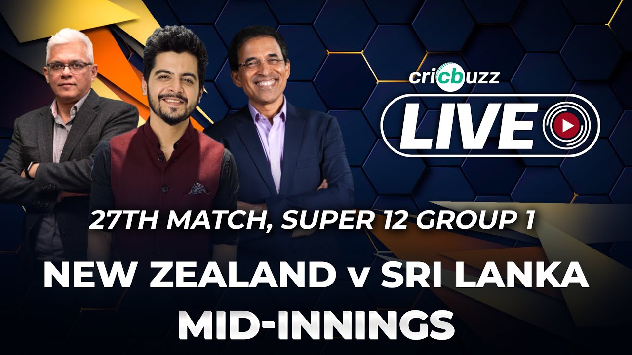 Cricbuzz Live: T20 WC | New Zealand v Sri Lanka, Match 27, Mid-innings ...