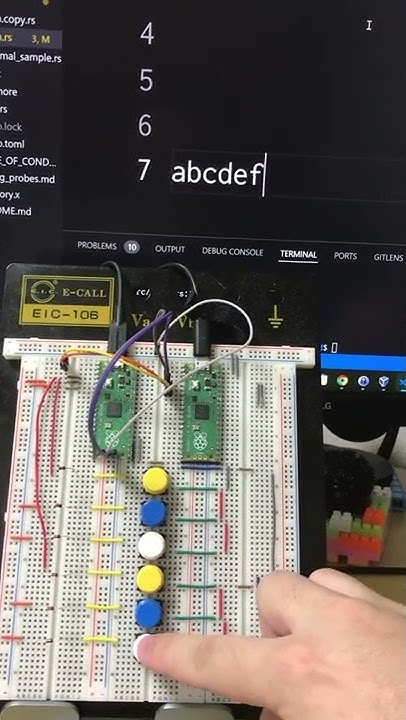 raspberry pi pico rust keyboard - YouTube