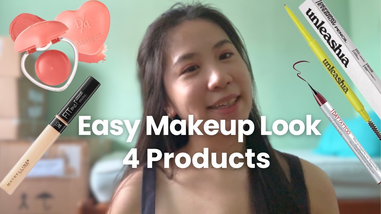 Super Quick & Easy Makeup Tutorial | 4 Products - YouTube