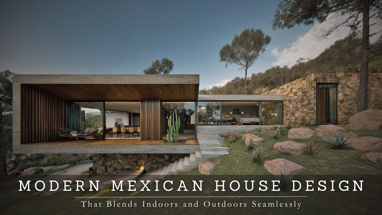 Modern Mexican House Design: That Blends Indoors and Outdoors ...