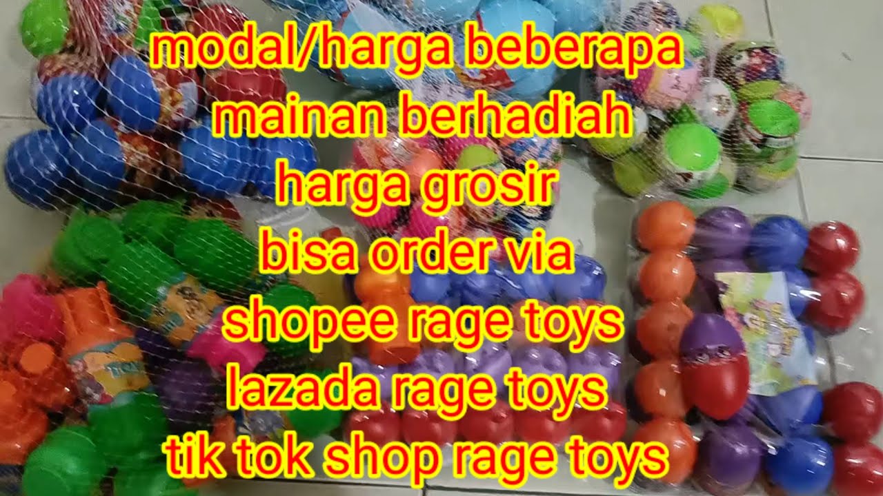 beberapa harga/modal mainan berhadiah - YouTube