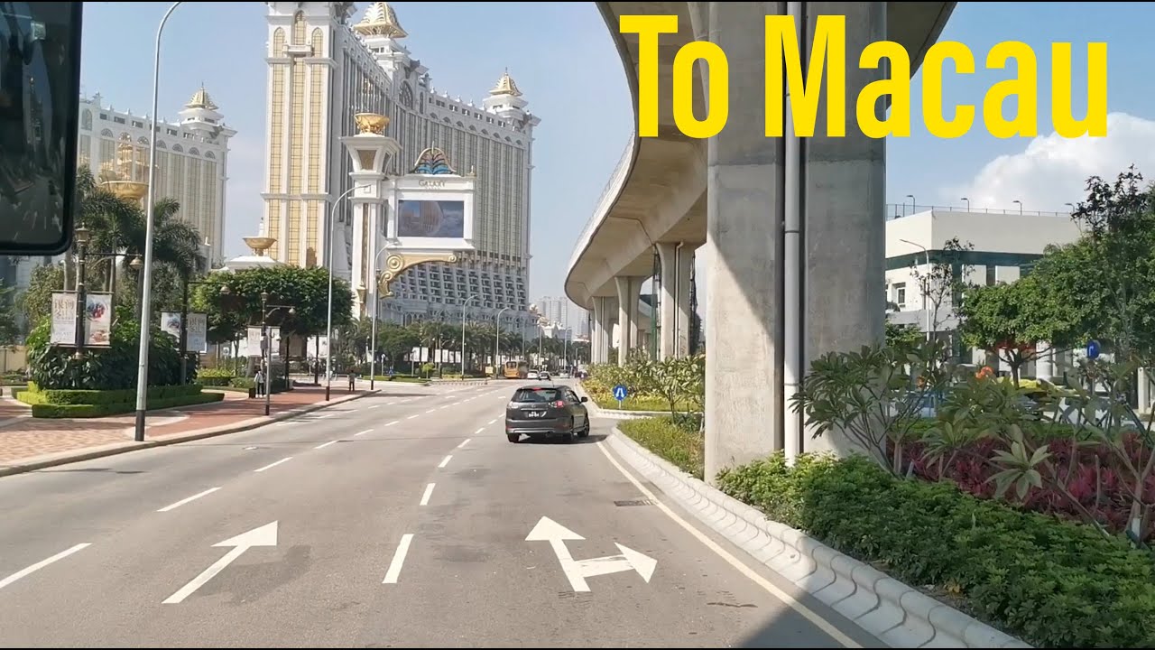 Street view along the way to Macau. Road Trip 2020! 駕車旅行/自駕游到澳門 - YouTube