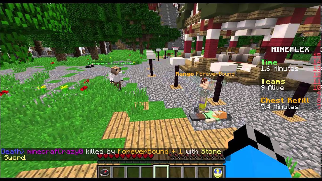 teamers in team sg t0xicrainb0ws & foreverbound us.mineplex.eu - YouTube