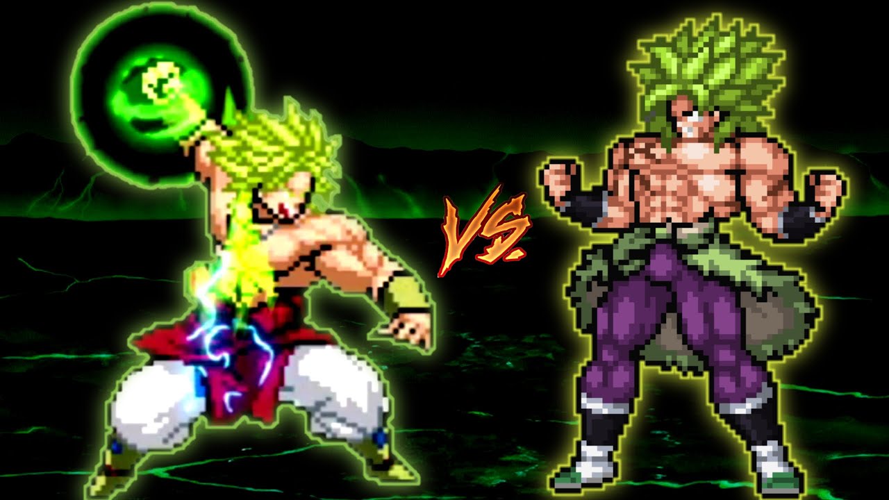 Broly SSJ Academy VS Broly DBS in Jump Force Mugen - YouTube