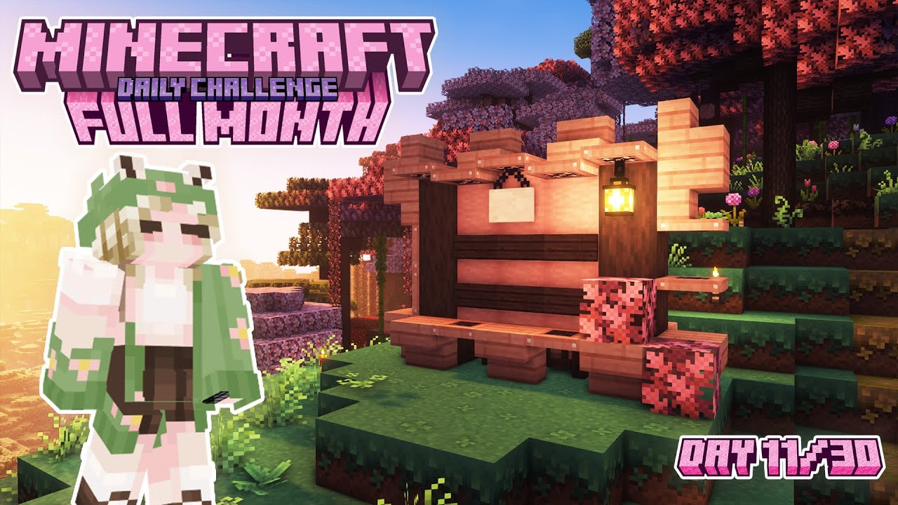 Progress Board!🌷 Full Month of Daily Minecraft 🧚‍♀️ DAY 11 | Fairycore Modded - YouTube