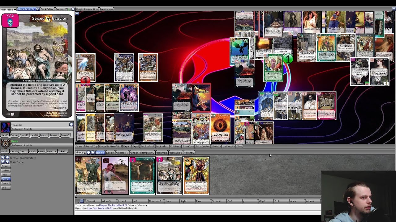 The Cross and The Empty Tomb | T1 vs Jared | Redemption CCG Gameplay ...
