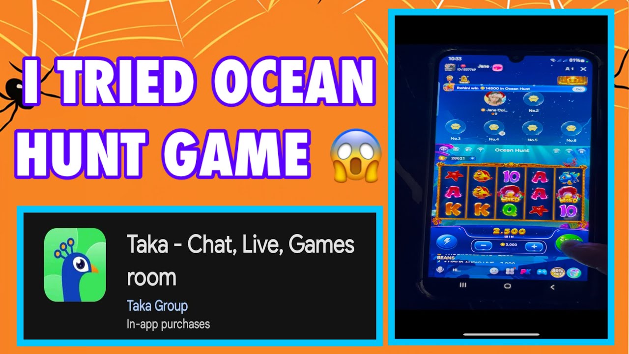 HIRING TAKA LIVE APP | I TRIED OCEAN HUNT GAME 💰 - YouTube