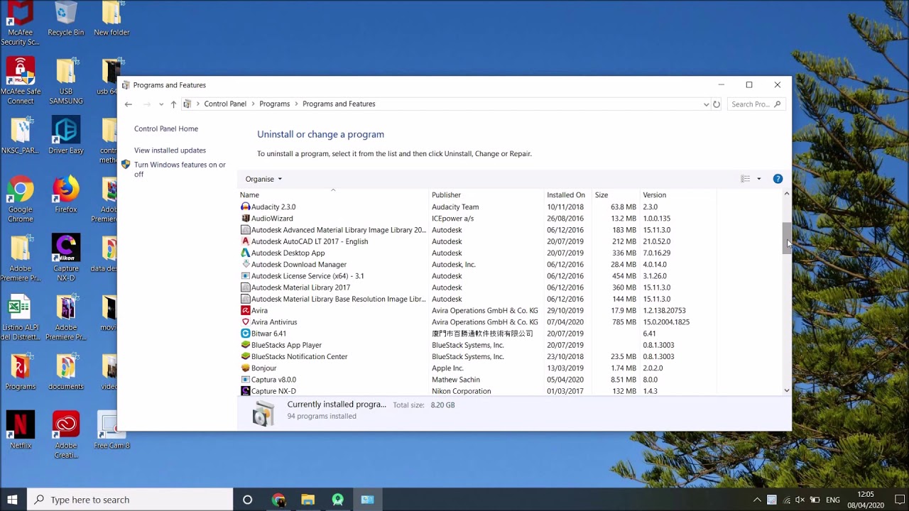How to check Installed programs/softwares on windows 10? - YouTube