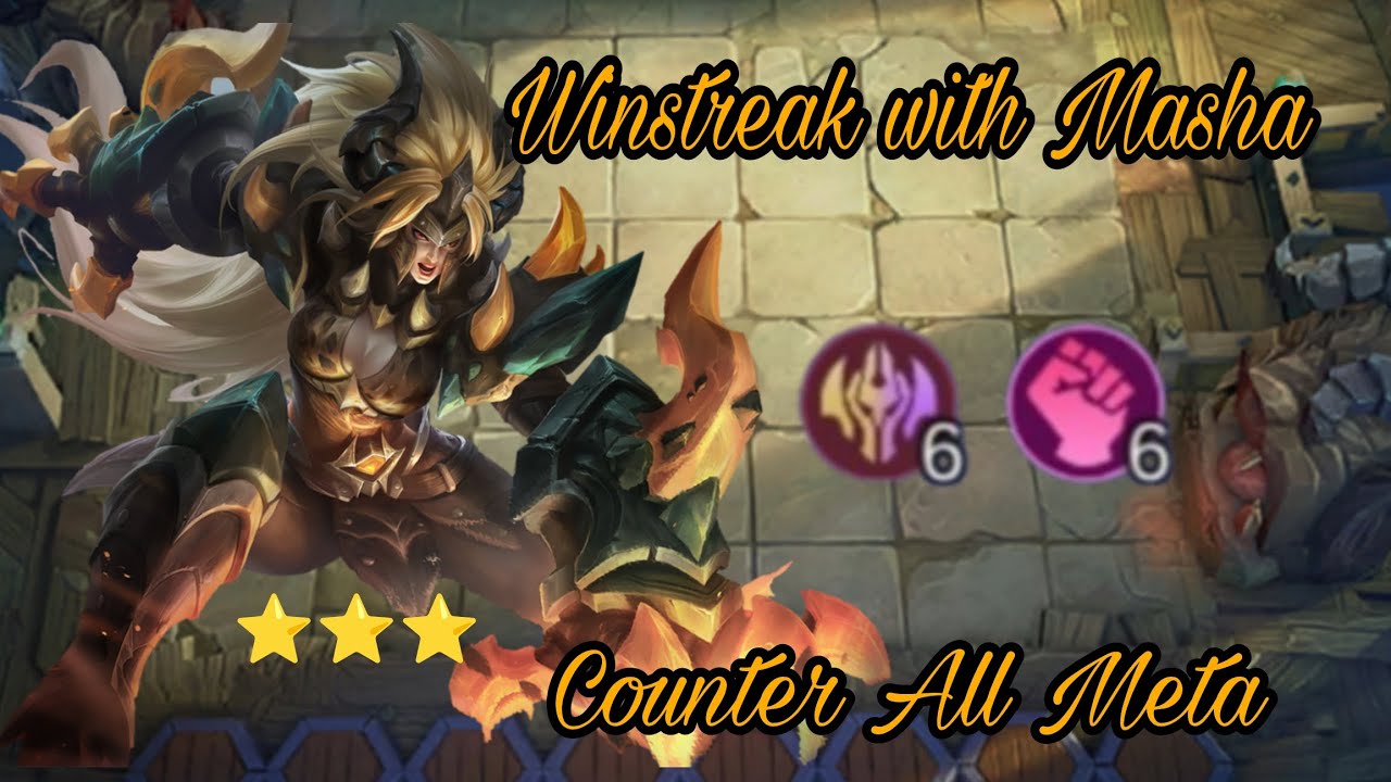 Buffed Masha is Unstoppable! | Easy 3 star with Austus skill 2 | Magic ...