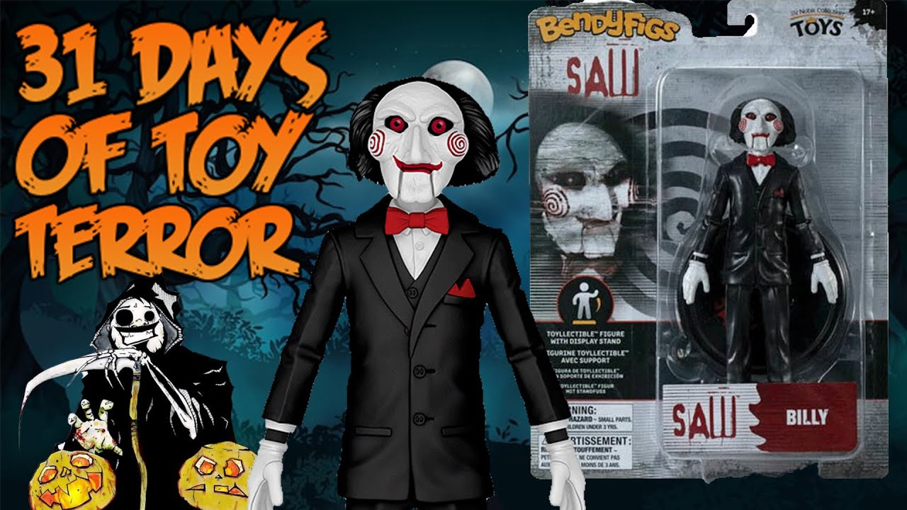 Bendyfigs SAW Billy Noble Collection Toys Horror Figure Review - YouTube