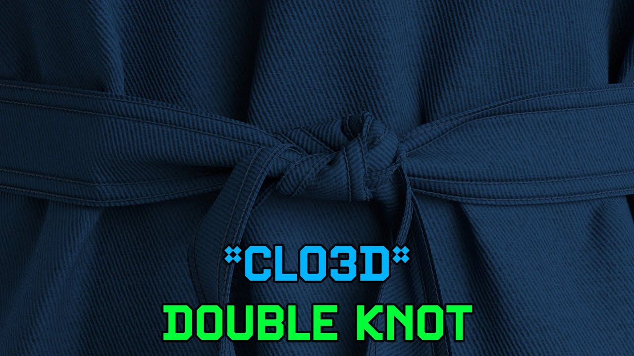 CLO3D | Double Knot - YouTube