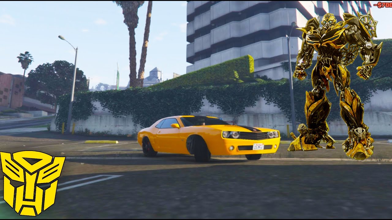 GTA V PC - Autobot Bumblebee - YouTube