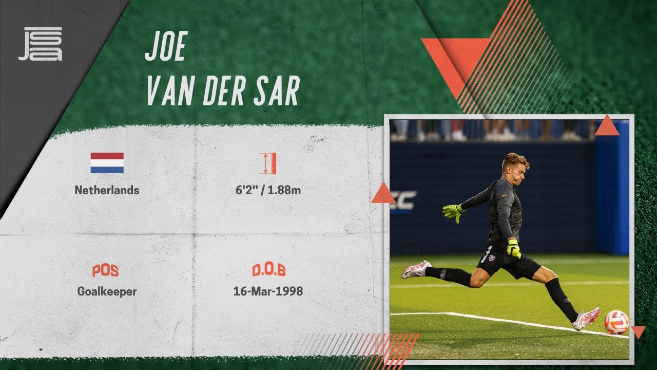 🇳🇱 Joe van der Sar - Pittsburgh - Goalkeeper Highlights - YouTube