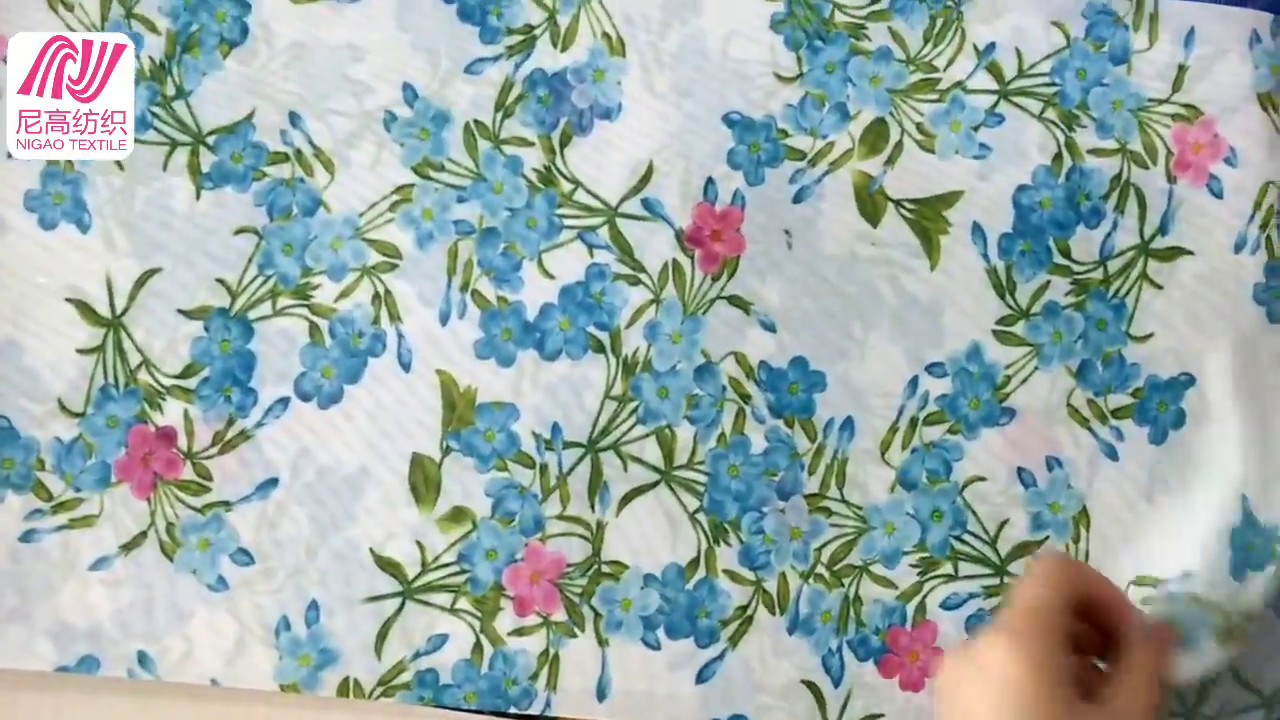 flexible polyester spandex printed mesh fabric - YouTube