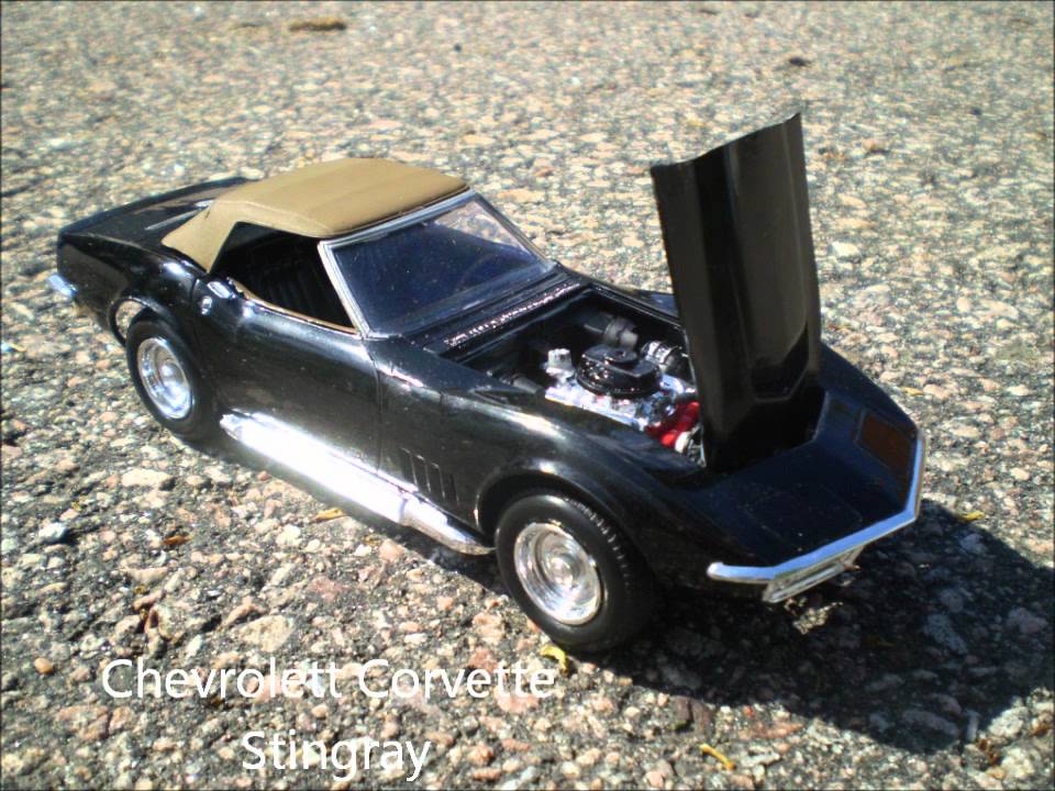 plastic model car collection - YouTube