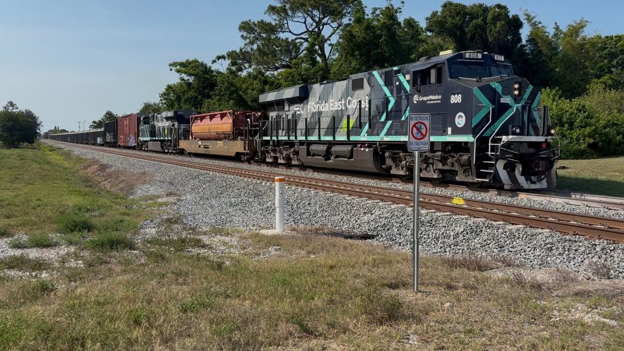 FEC TRAIN 105 @ 5:10pm 5-23-25 - YouTube