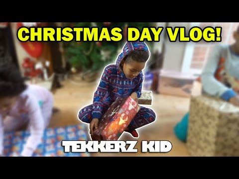 Christmas Day Vlog!! | OPENING PRESENTS!! | Tekkerz Kid - YouTube