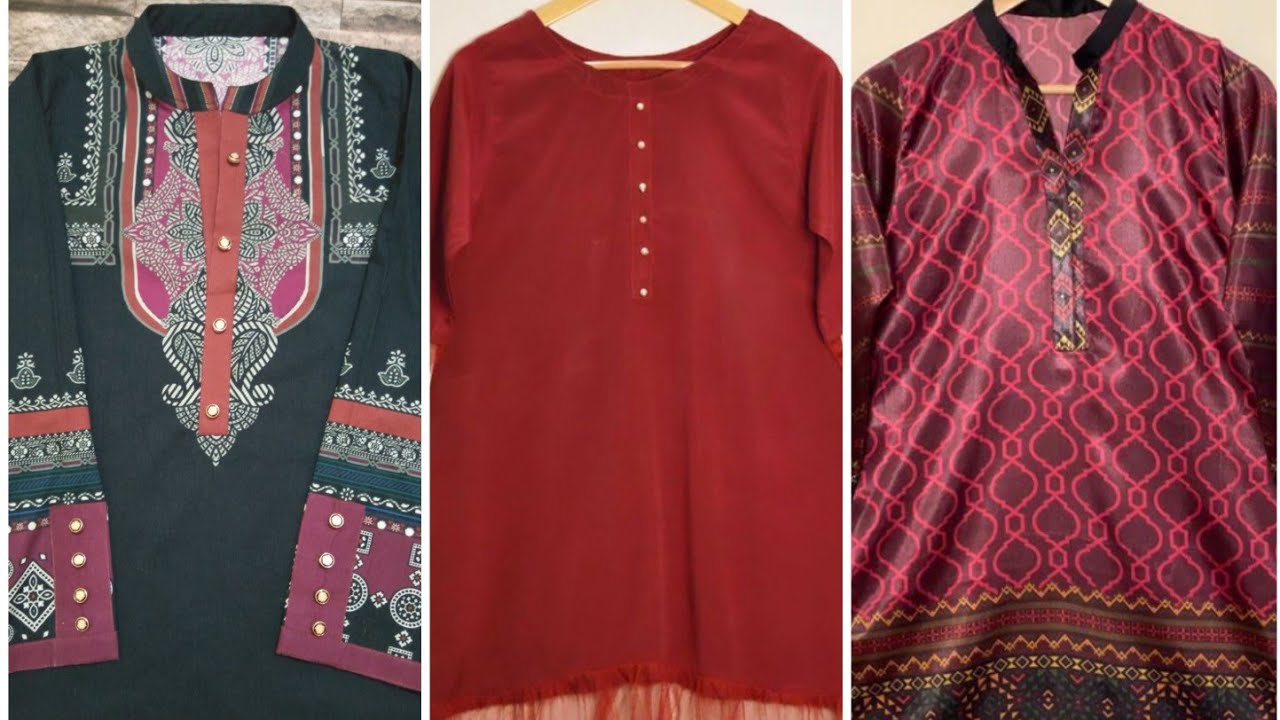 latest shirt and capry design with beautiful Nickline - YouTube