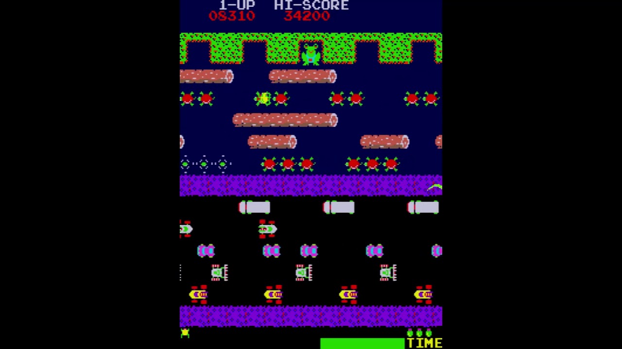 Frogger Arcade Gameplay MAME - YouTube
