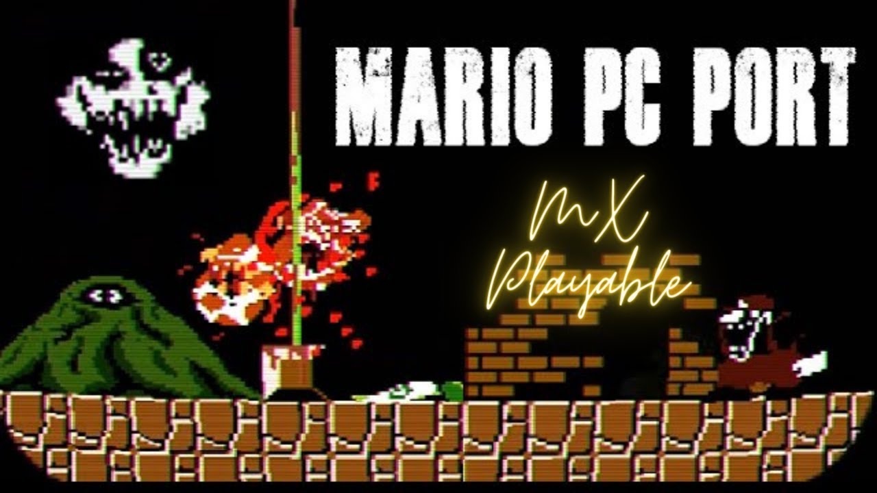 Mr X becomes to MX! "Mario 85' MX Playable" - YouTube
