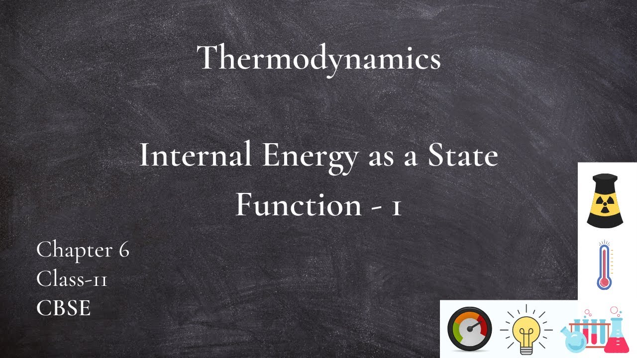 Internal Energy as a State Function - 1 - YouTube