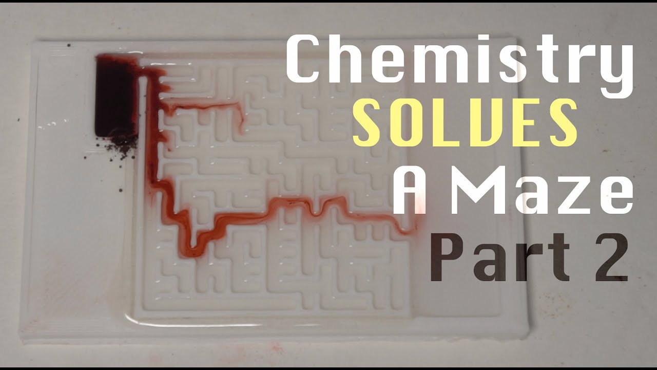 Chemistry Solves a Maze Part 2 - the surprise - YouTube