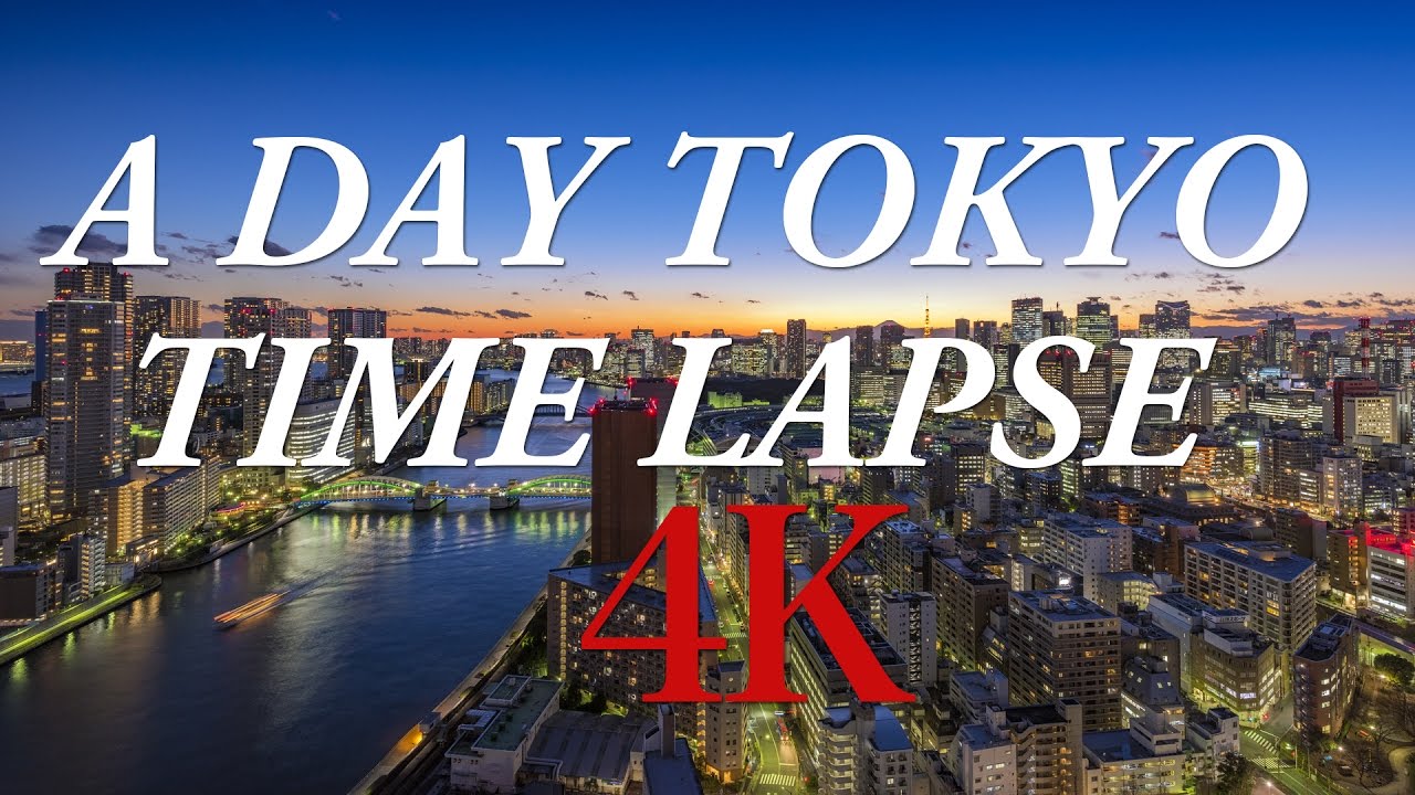 [4K] A day Tokyo Time Lapse day to night to day - YouTube