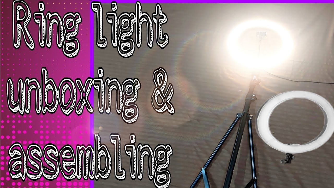 unboxing| Ring light | setup | Assembling| review | Rohaan's Dance ...