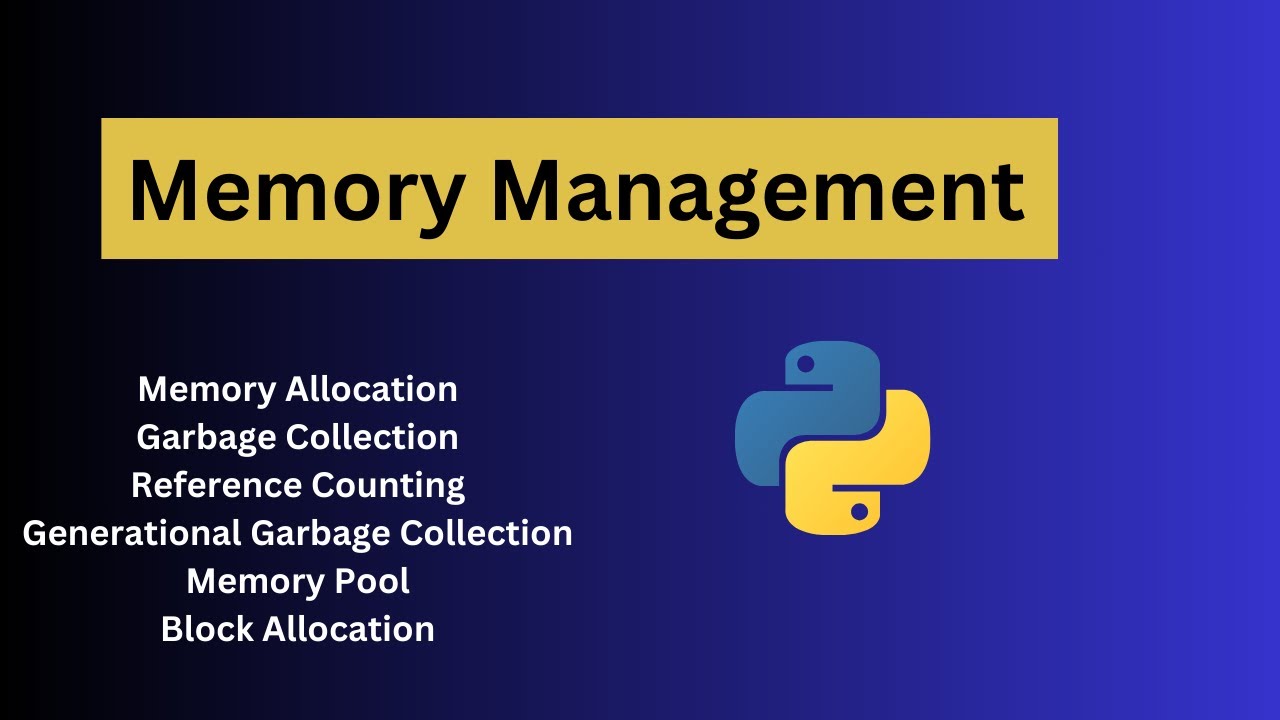 Memory management in python | Malayalam | Garbage collection ...