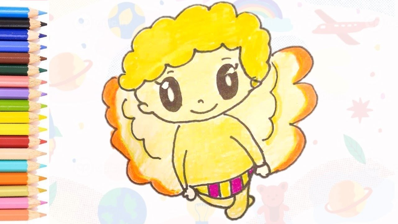 How to draw an angel | angel painting | angel painting tutorial easy ...