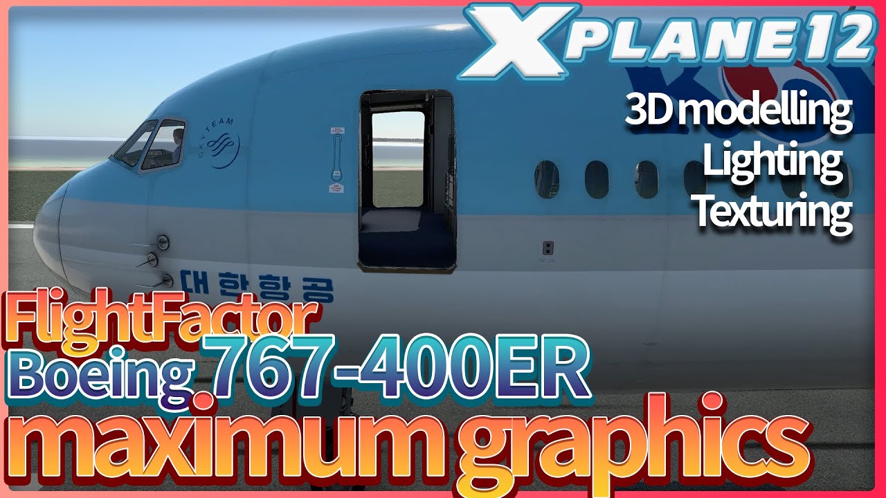 X-Plane 12, FlightFactor Boeing 767-400ER for XP12 Review - YouTube