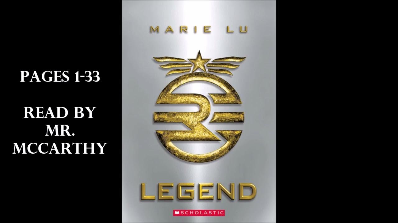 Legend by Marie Lu pages 1 - 33 - YouTube