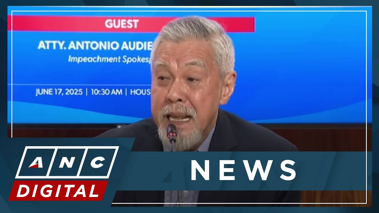Atty. Antonio Bucoy named House prosecution panel spokesperson | ANC ...