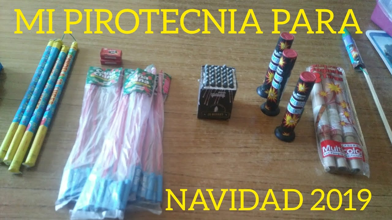 MIS COHETES 2019/2020 NAVIDAD Y AÑO NUEVO - YouTube