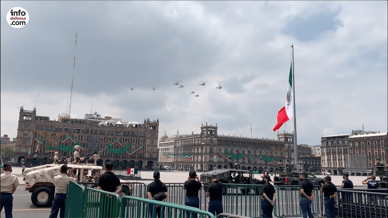México despliega 54 aeronaves en la tradicional parada aérea por la ...