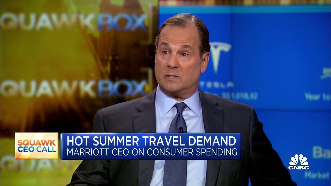 Marriott CEO Tony Capuano: Recovery has been consistent across every ...