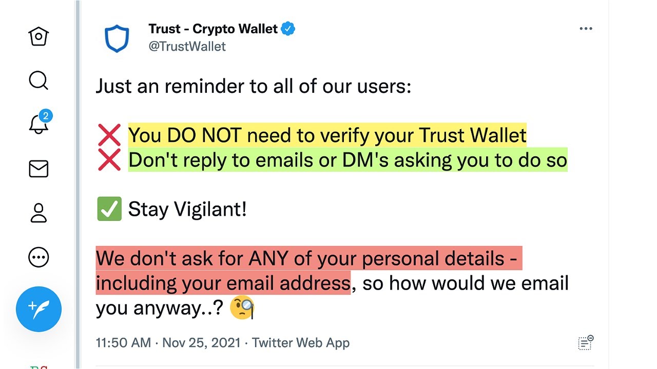 How to verify trust wallet - YouTube